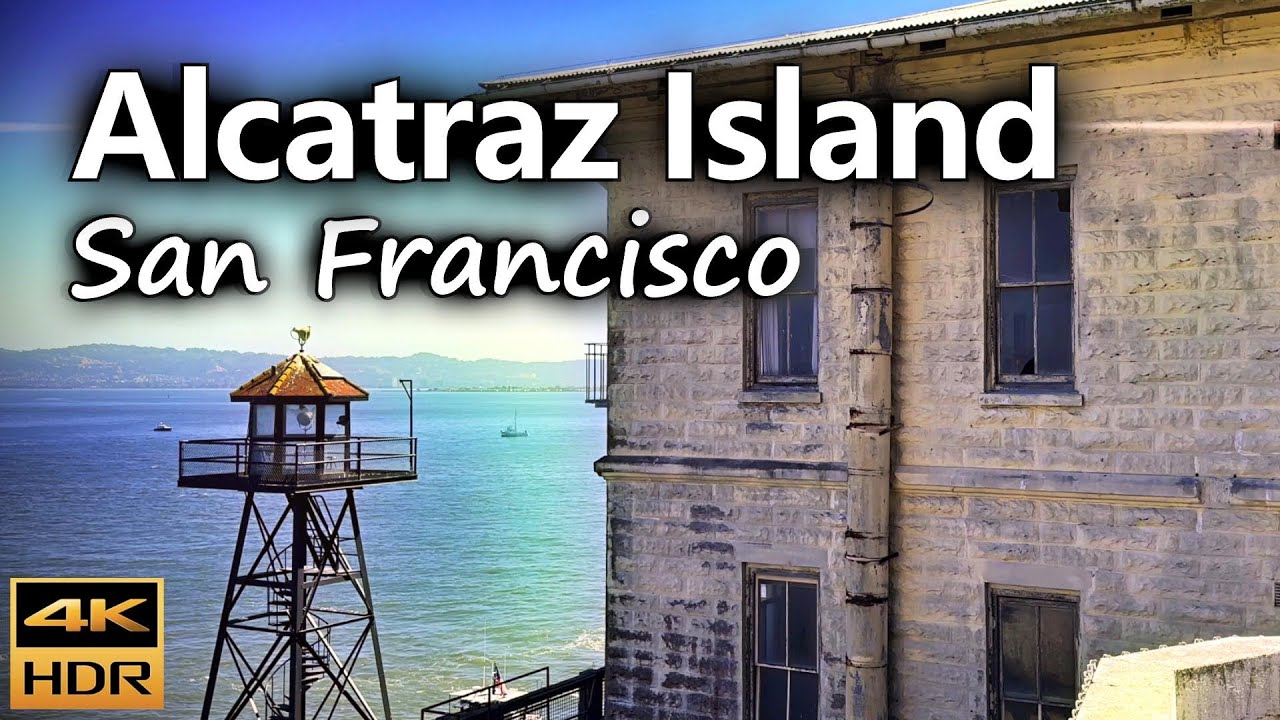 Alcatraz Island, a historic island in San Francisco Bay / California ...