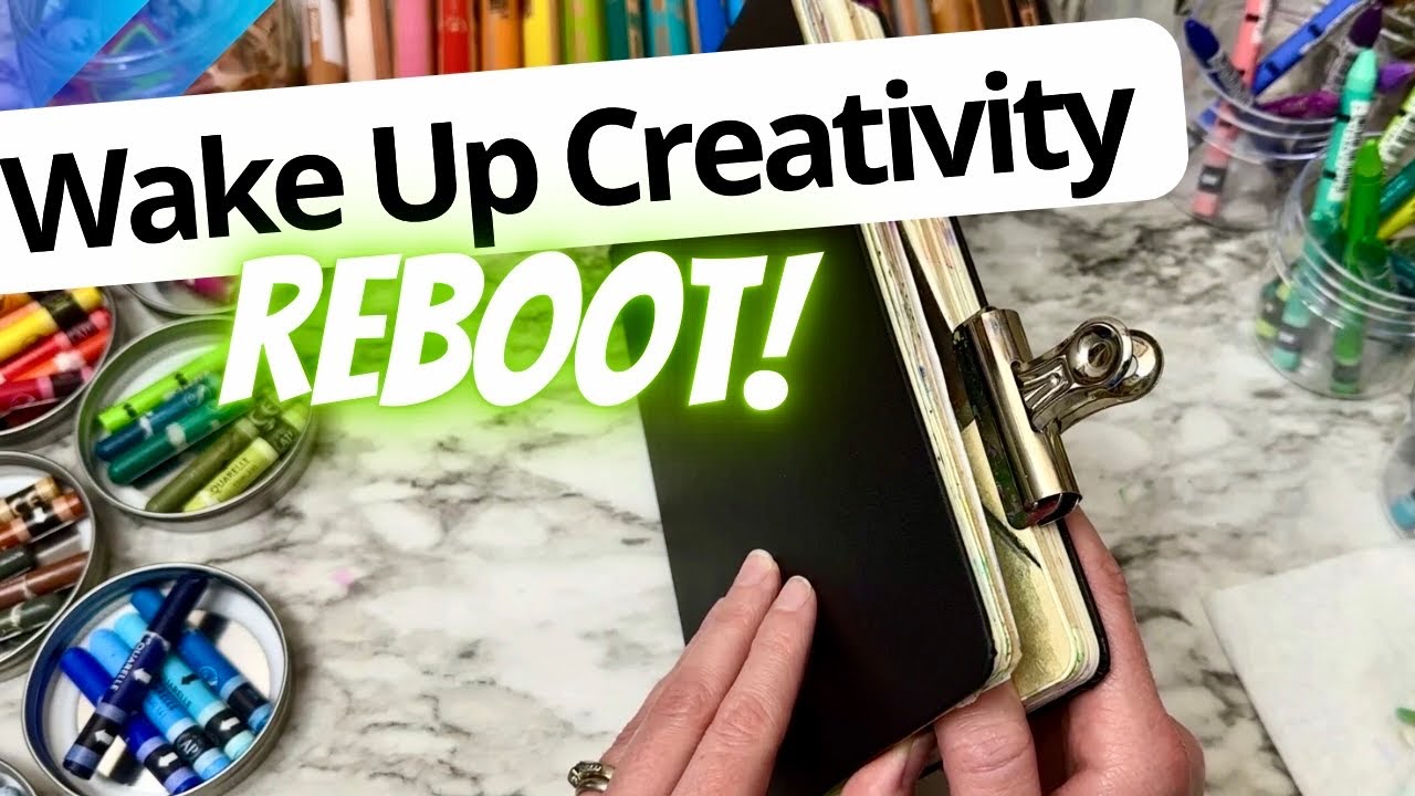 🎨 HOW TO BE MORE CREATIVE | Intuitive Drawing in my Sketchbook 🐦🪐🧩 ...