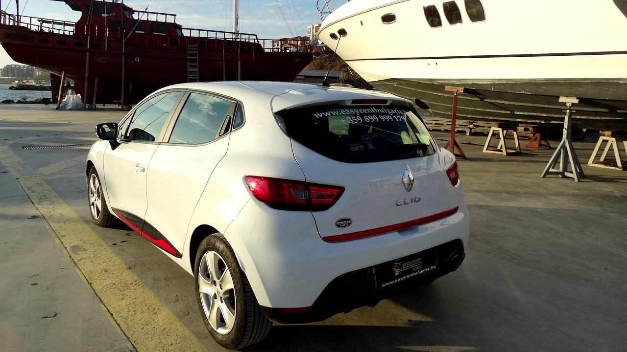 RENAULT CLIO WHITE - YouTube