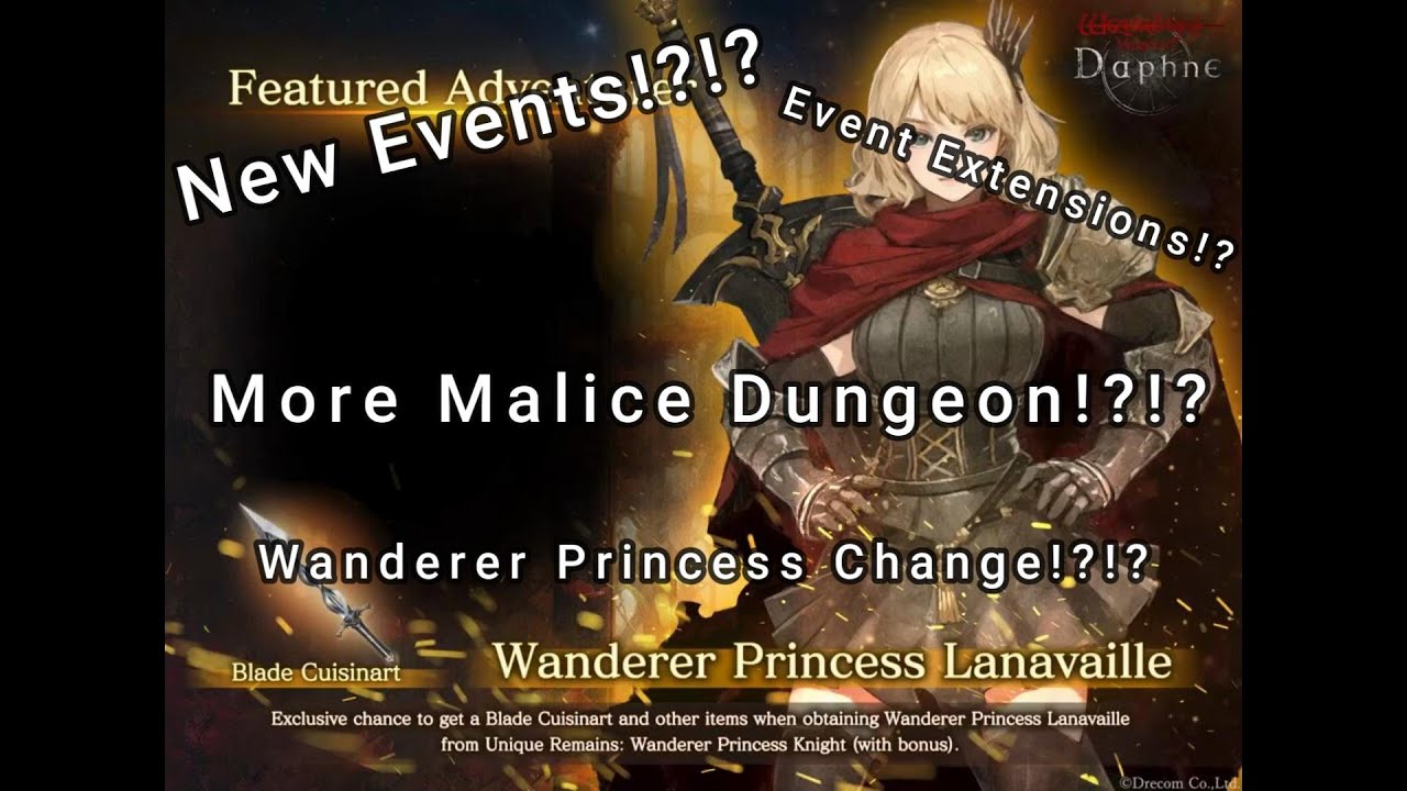 Lanavaille Change - Event Extension - New Events!! - Wizardry Variants ...