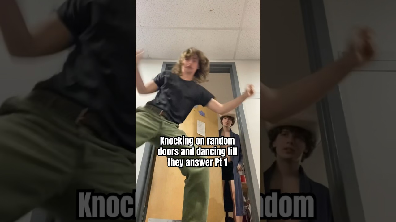 Knocking On Random Doors and Dancing Till They Answer Pt 1 - YouTube