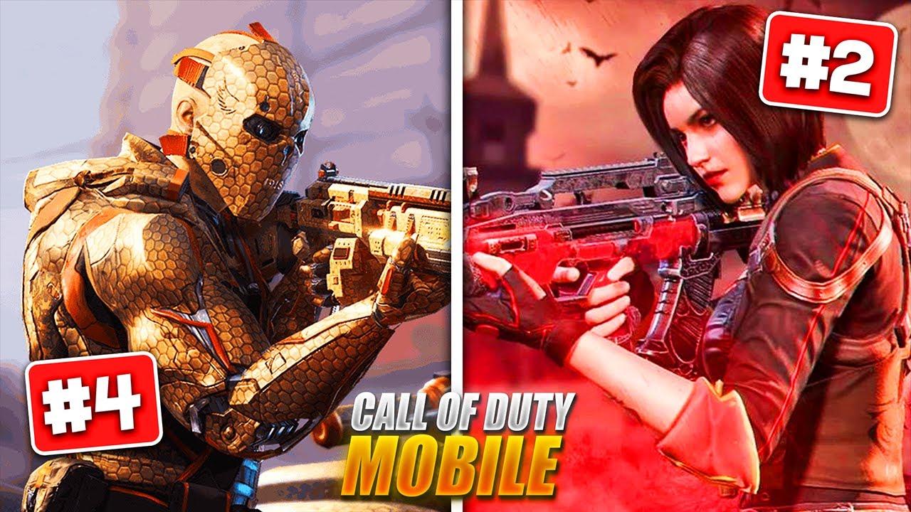 🔝¡TOP de *SKINS*de PERSONAJES más BONITAS de COD MOBILE! | Parte 2 ...