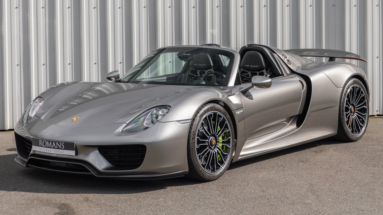 2015 Porsche 918 Spyder - Liquid Metal Silver - Walkaround & Interior ...