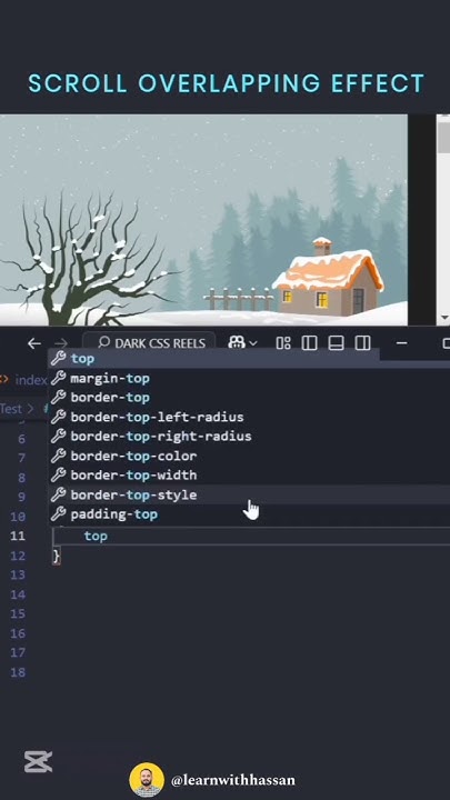 Scroll Image Overlapping Effect pure CSS | Pure CSS Smooth Scrolling Animation | CodeMinds - YouTube