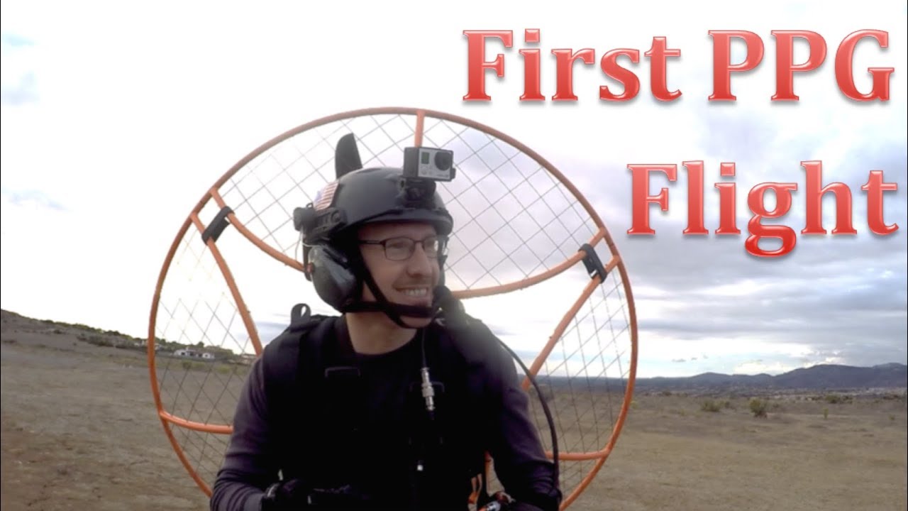 My first Paramotor flight - YouTube