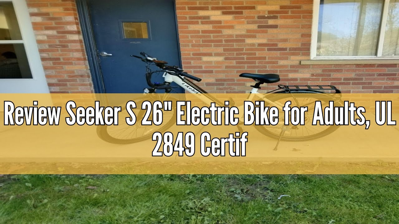 Review Seeker S 26" Electric Bike for Adults, UL 2849 Certified, Step ...