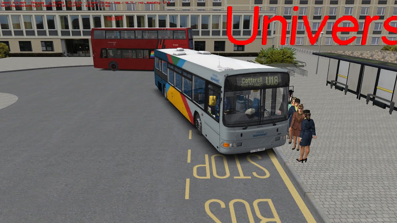 OMSI 2 | Cotterell | Route U18 | Bus Company Simulator | Studio Polygon ...