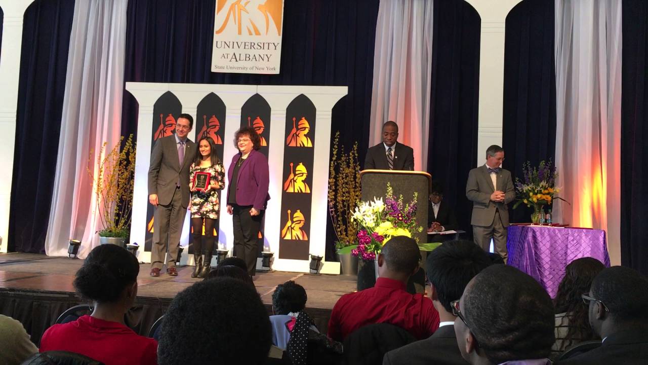 Akanksha Atrey receives the Academic Excellence Award! - YouTube