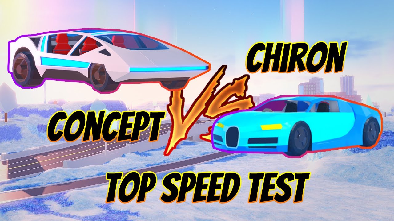 Roblox Jailbreak Concept VS Chiron (Eclare) Top Speed Test! - YouTube