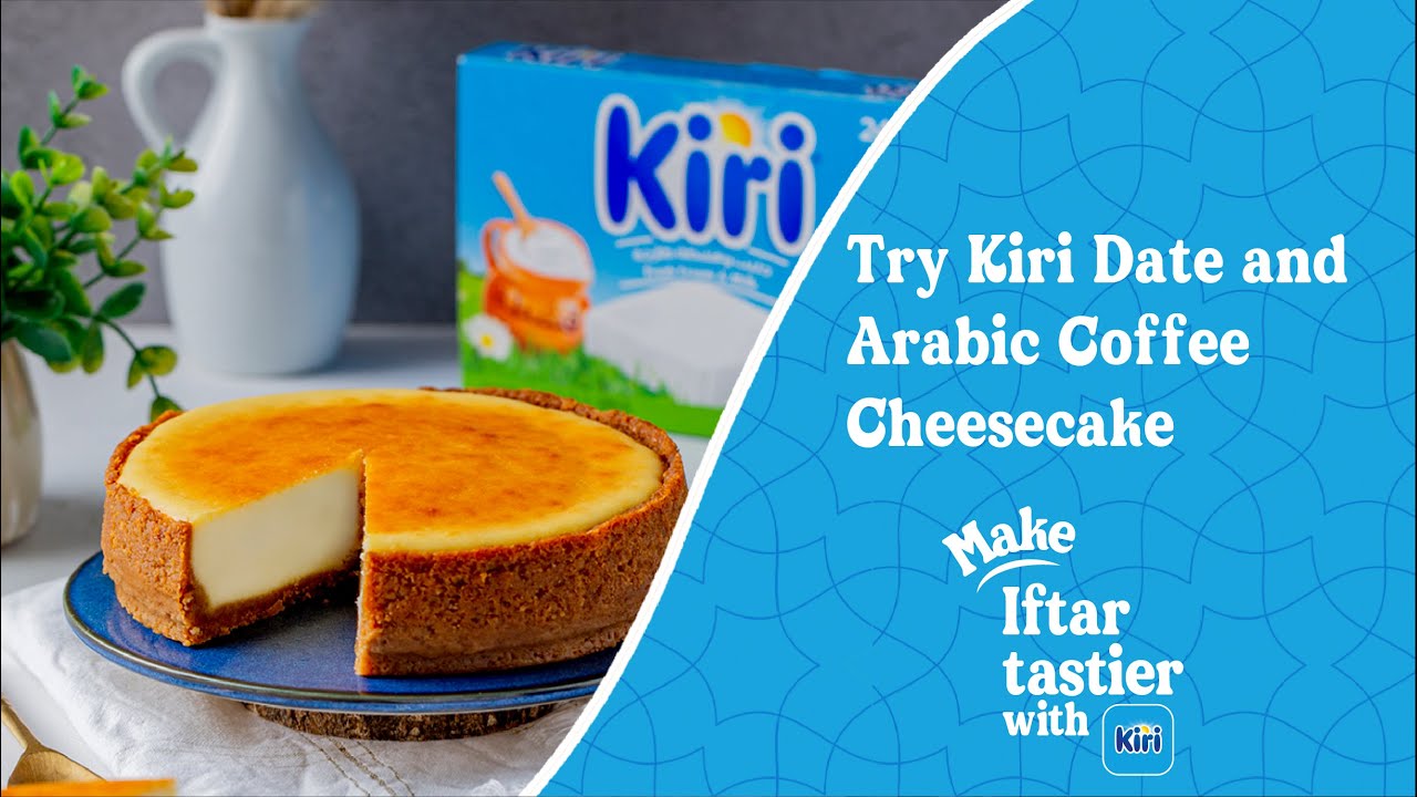 Date and Arabic Coffee Cheesecake with Kiri ® - YouTube