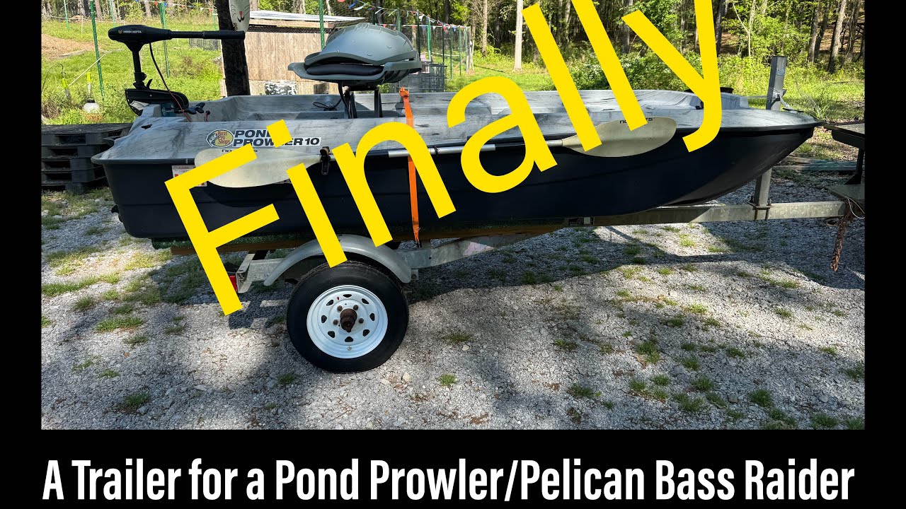 Trailer Mod for Pond Prowler / Pelican Bass Raider - YouTube