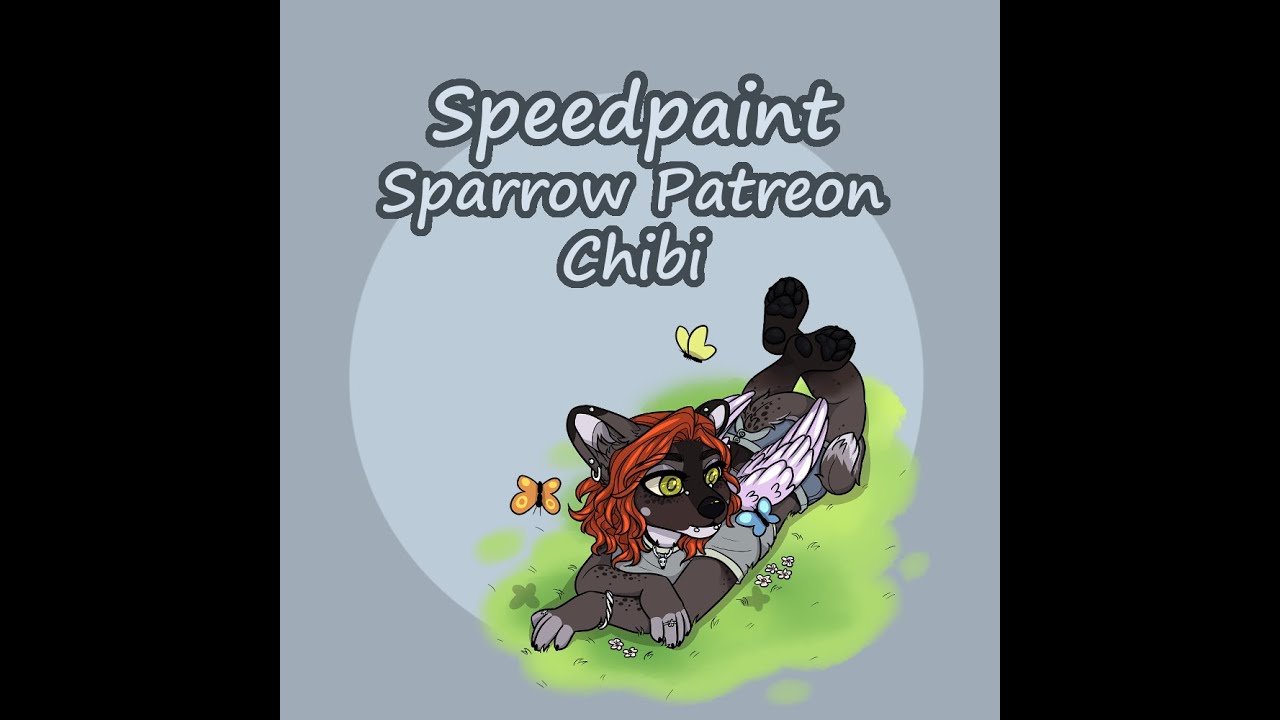 Sparrow Chibi Speedpaint - YouTube