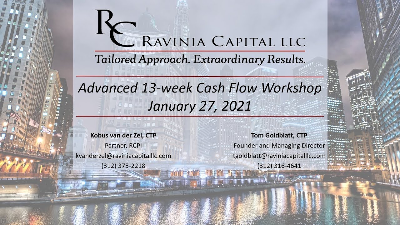 Ravinia Capital Performance Improvement - Advanced 13 week Cash Flow Workshop - YouTube