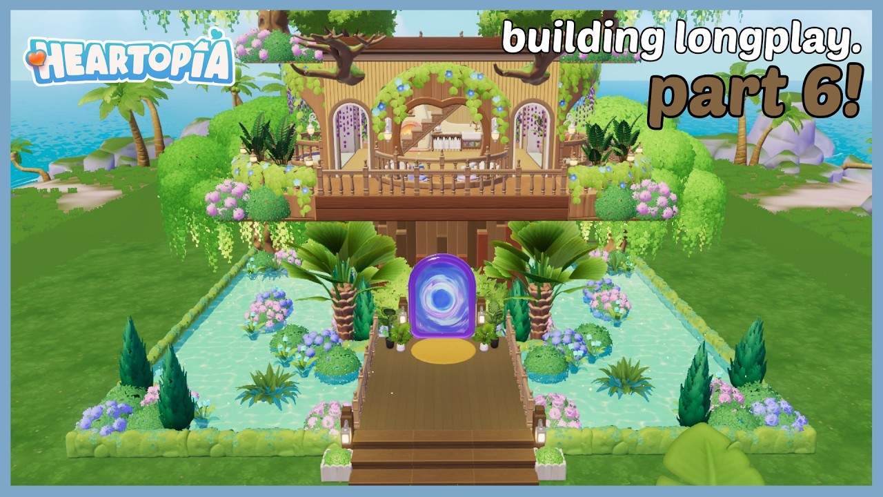 Heartopia 💗🏠 | Building a Small Treehouse with the Forestbell Spell ...