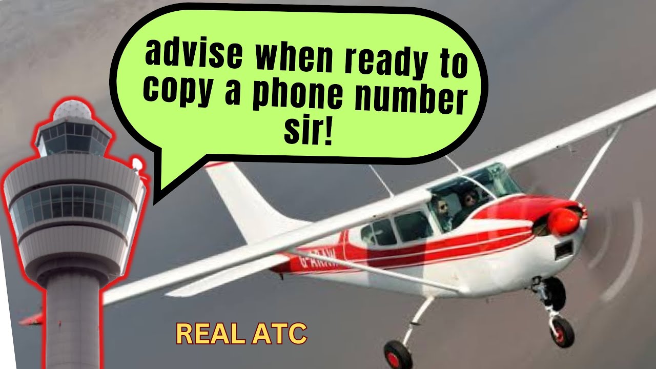 Pilot Breaks Procedures, Receives Phone Number - YouTube