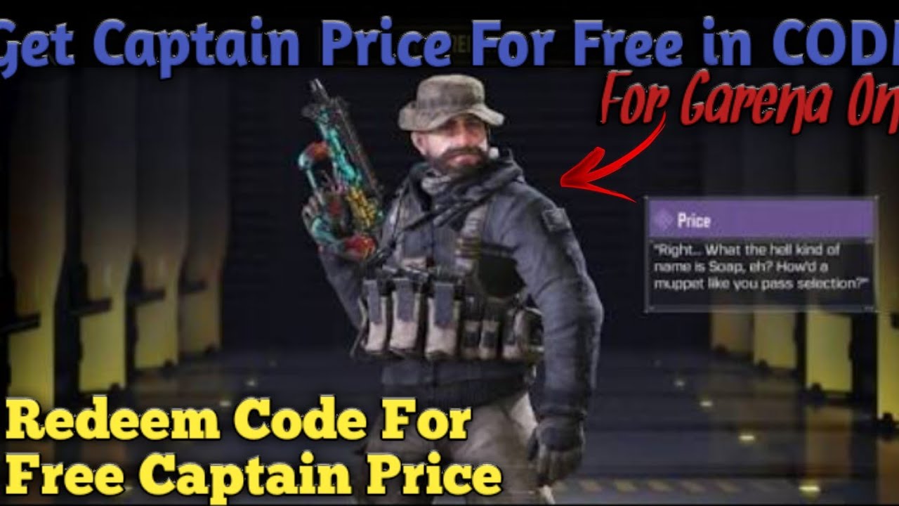 *Free* Get Captain Price for free in COD Mobile | cod mobile free ...