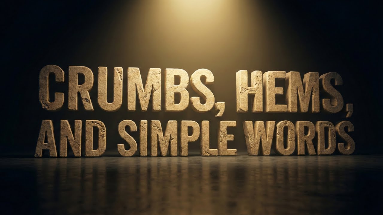 “Crumbs, Hems, And Simple Words” - YouTube