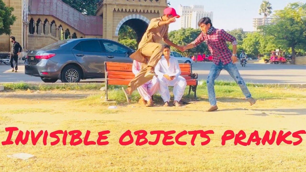 Invisible objects real pranks 🔥by markhoor pranks - YouTube