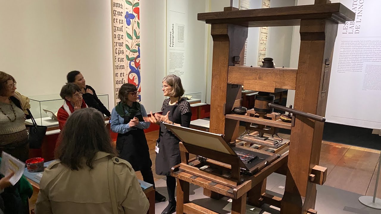 Gutenberg's Printing Press {Replica} - YouTube