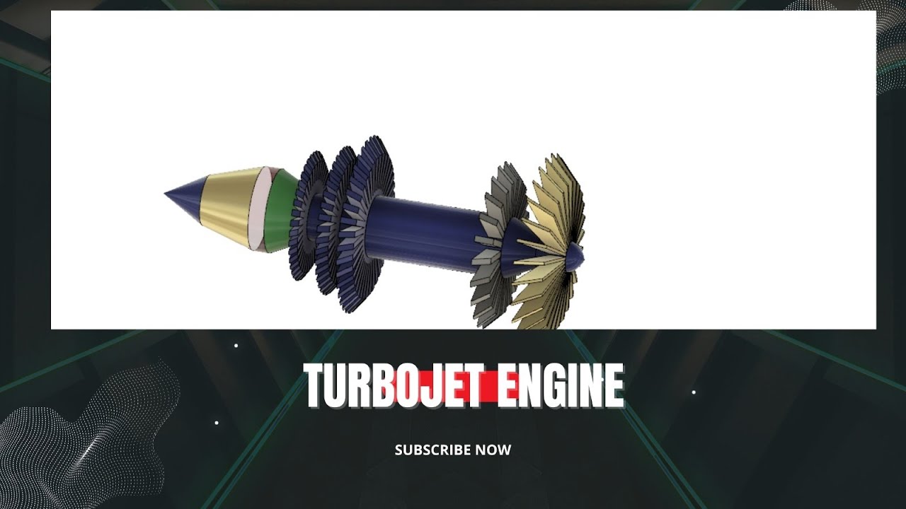 design Turbojet engine using fusion 360 #fusion360 #cadmodeling# ...
