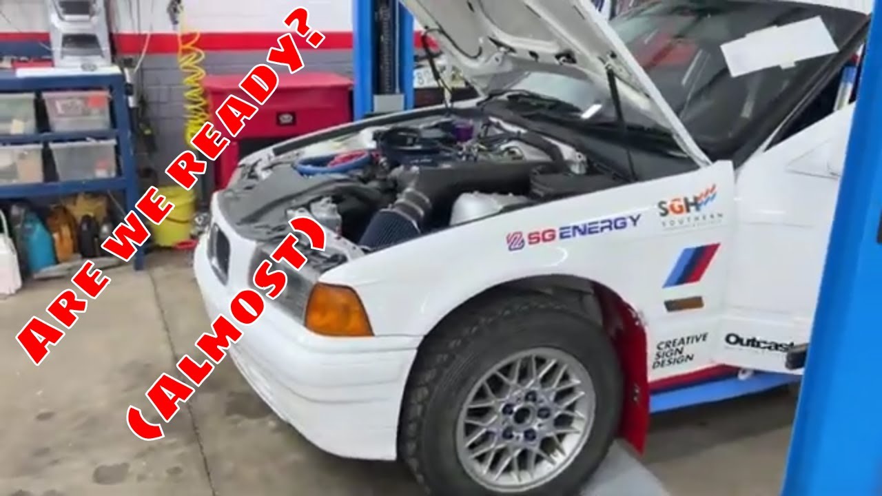 Rally BMW Preparation for our first Rally test day on a gravel stage ...