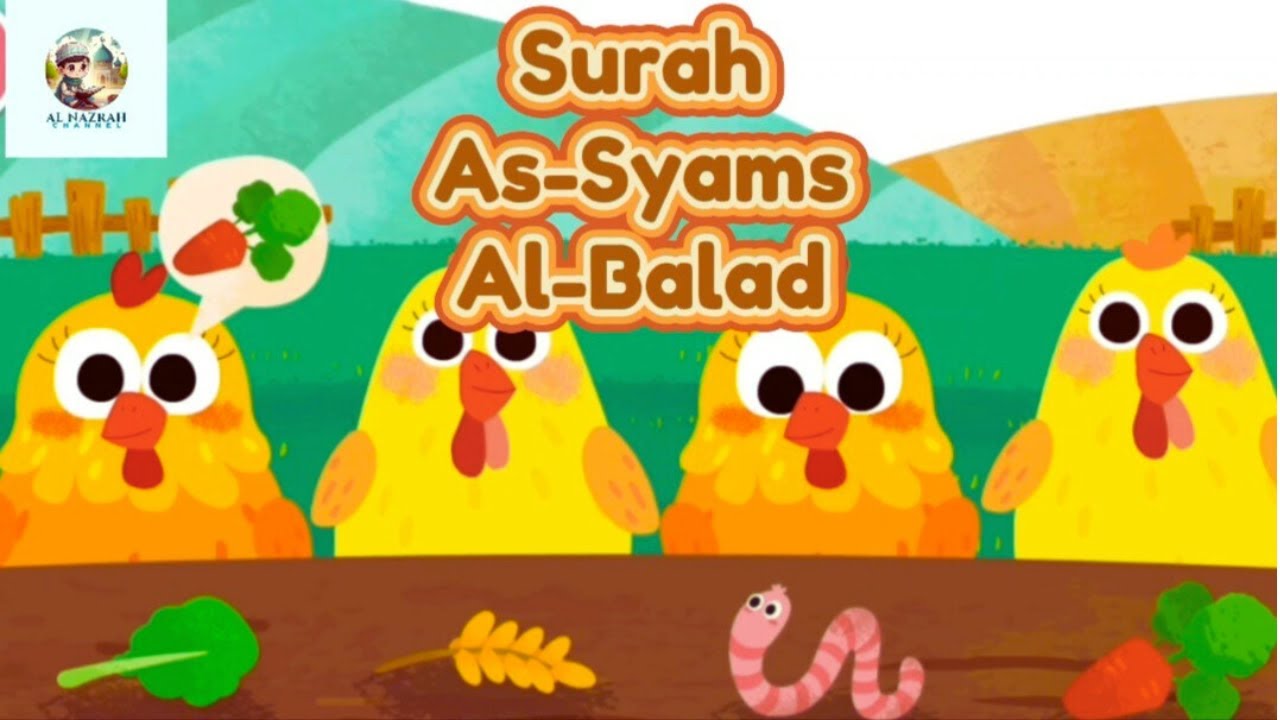 Kids Murottal Surah As-Syams, Al-Balad with animalsgame #surahasysyams ...