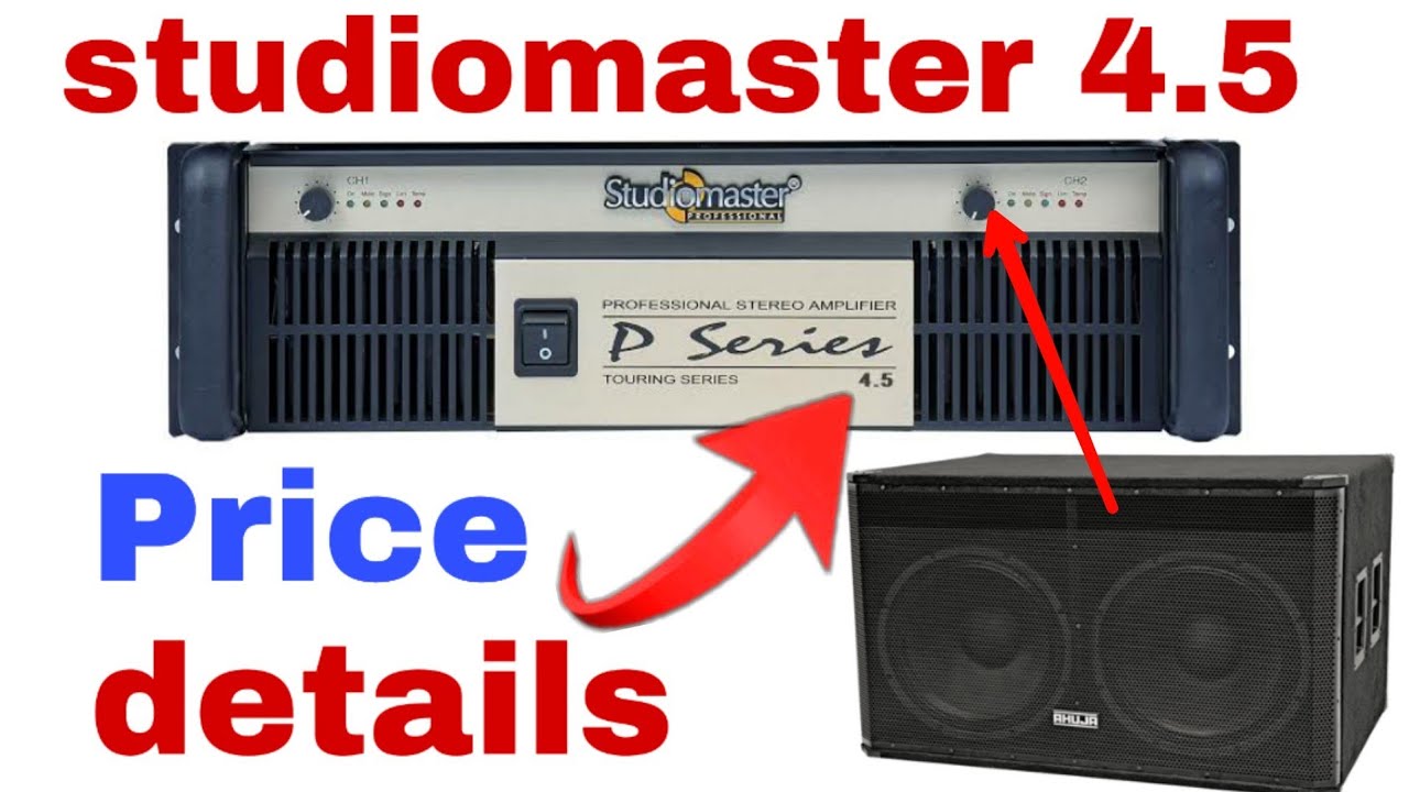 Studiomaster p series 4.5 Review with price | studiomaster 4.5 price ...