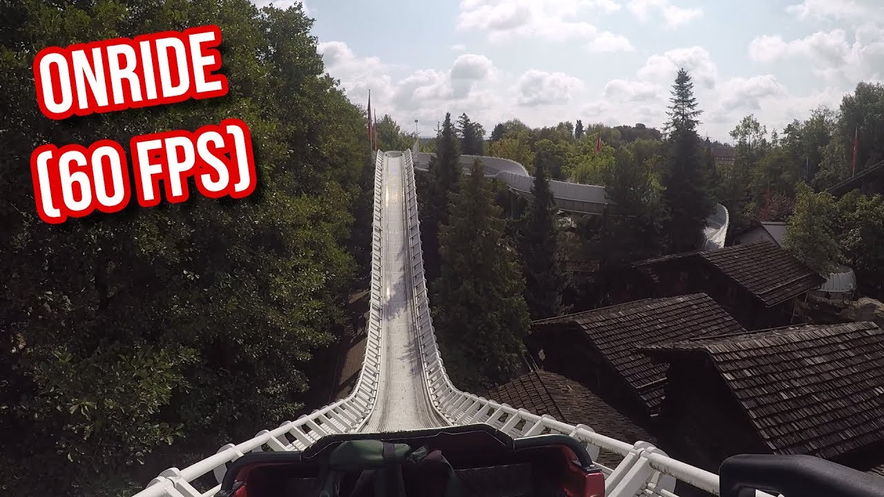 Europa Park - Schweizer Bobbahn - Onride [Erste Reihe POV / 60 fps ...