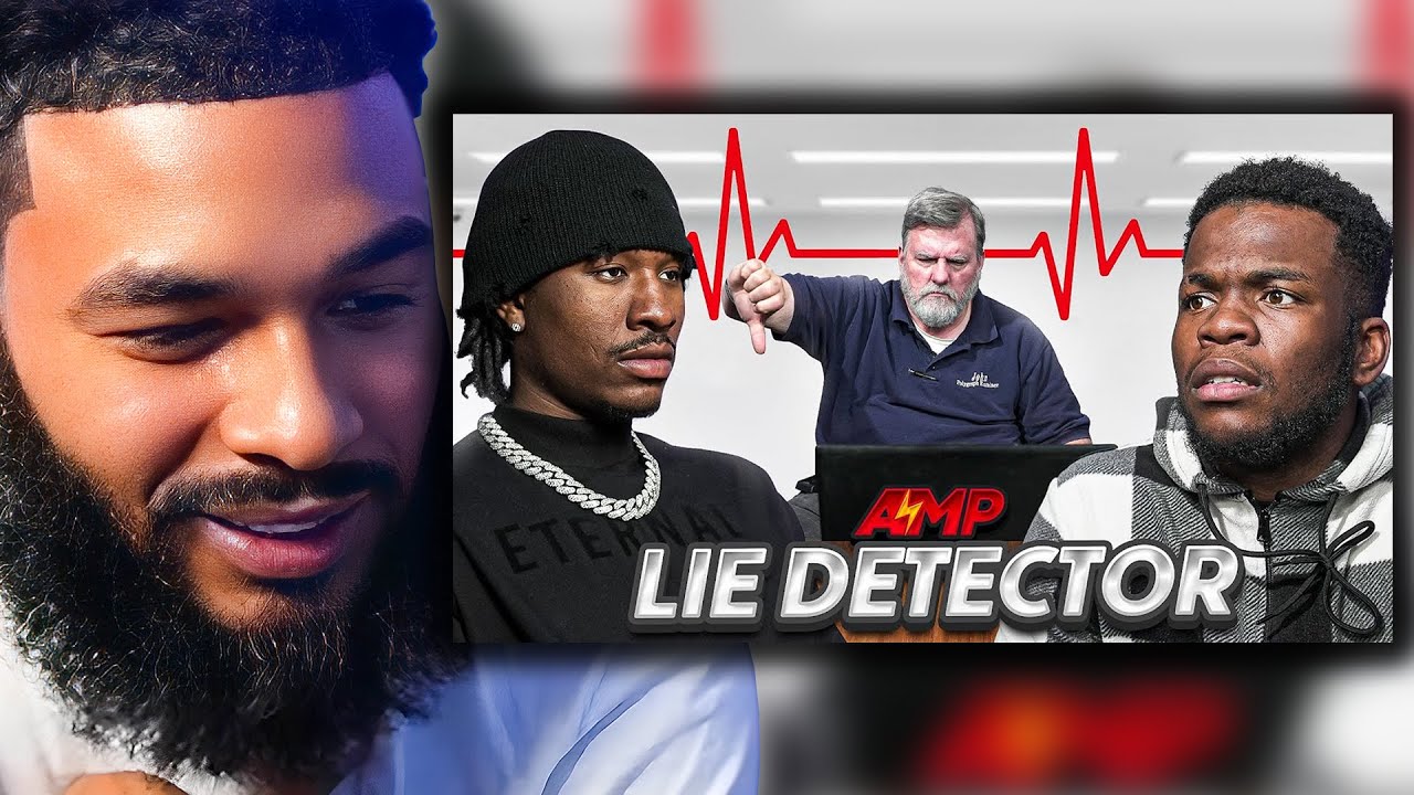 ClarenceNyc Reacts To AMP TAKES A LIE DETECTOR TEST.. *Crazy Results ...