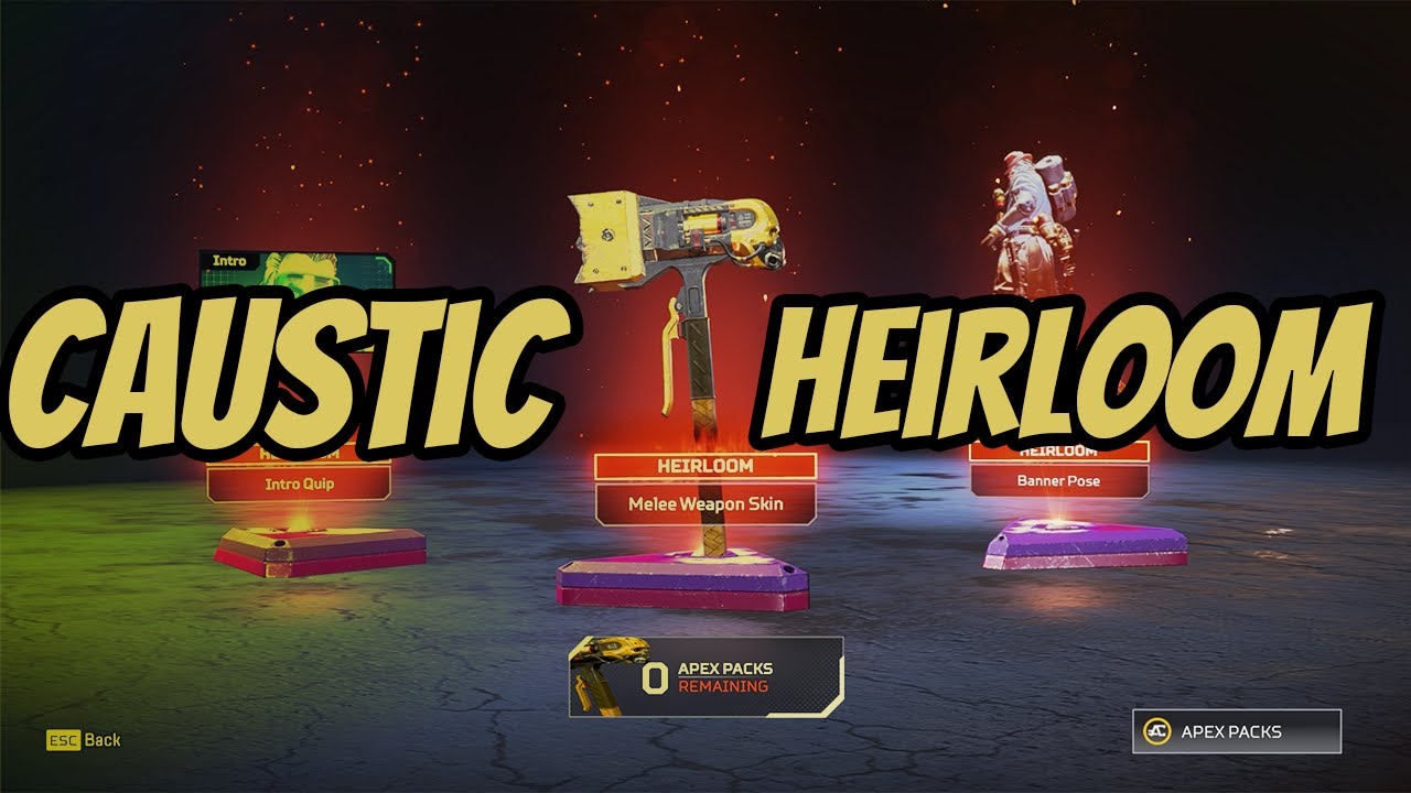 Caustic Heirloom Hammer (Animations, Effects, Attacks, Sounds) - Apex ...