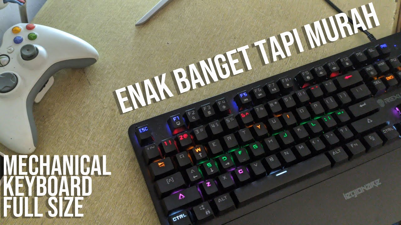 MURAH BANGET Tapi EMPUK dan ENAK, Keyboard Mechanical Rexus Legionare ...