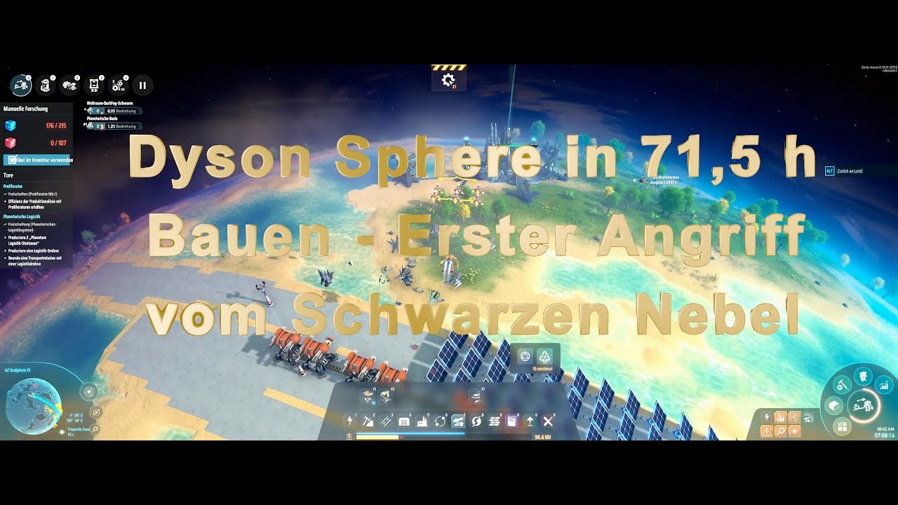 013 - In Dyson Sphere - Erster Angriff vom Schwarzen Nebel bei ...