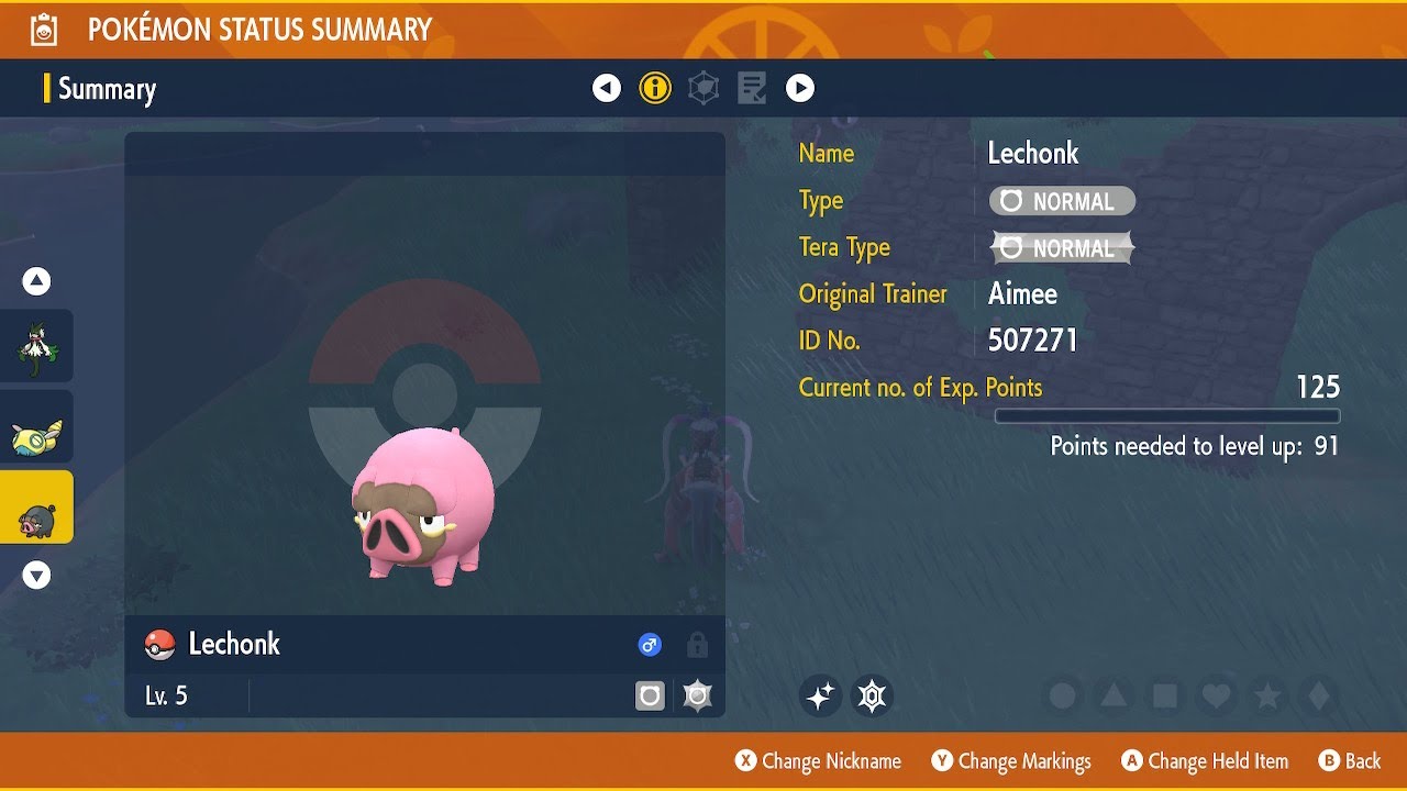 Shiny Lechonk Pokémon Scarlet - YouTube