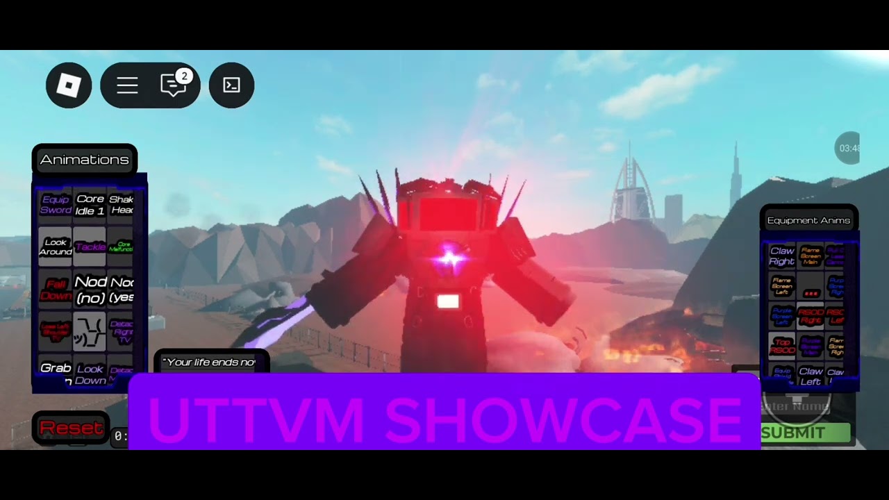 UTTVM SHOWCASE IN TOILET WORLD ROLEPLAY 2 - YouTube