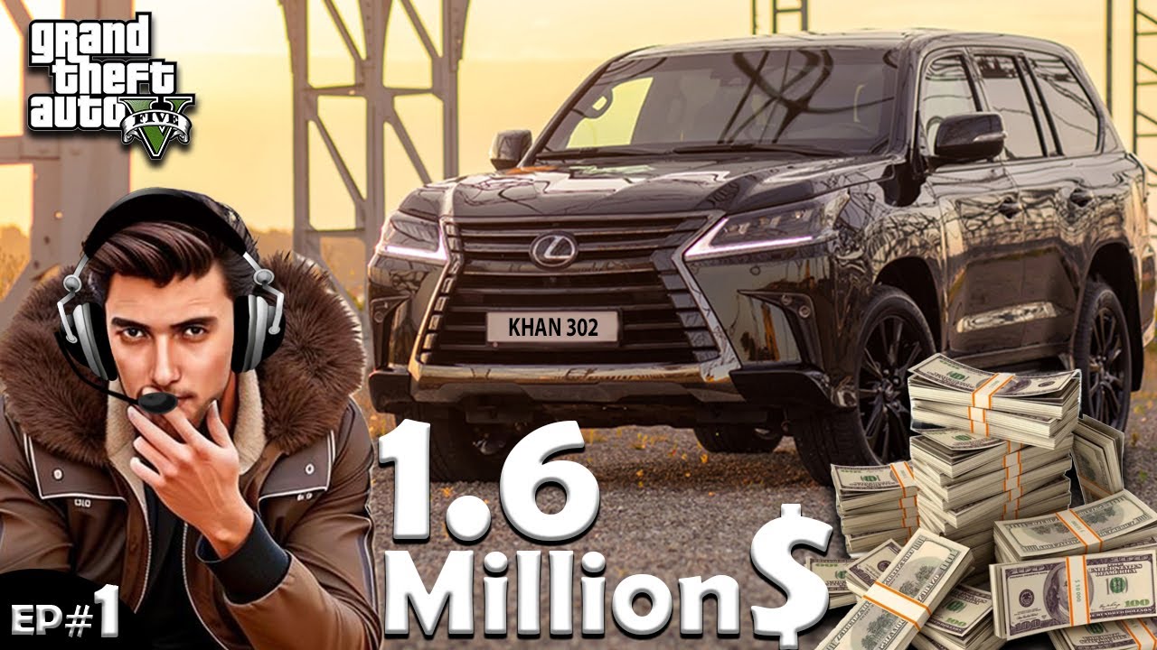 I Bought a New Car || lexus Wald lX 570 IN || GTA 5 || 16 Crore ...