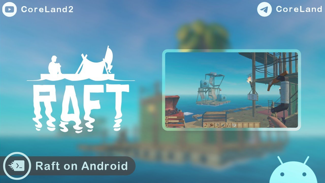 Raft on Android Phone | Mobox (Esync) - YouTube
