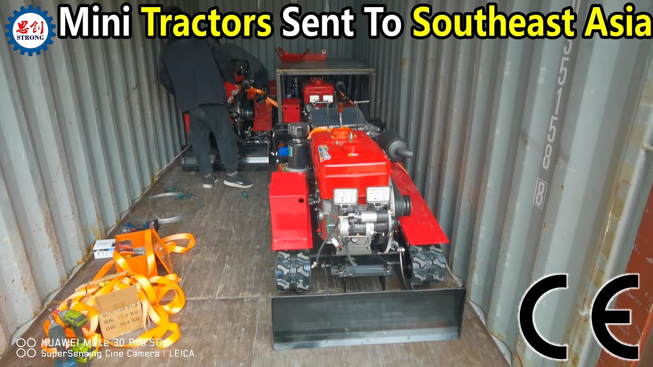 Multipurpose Mini Tractors Sent To Southeast Asia - YouTube