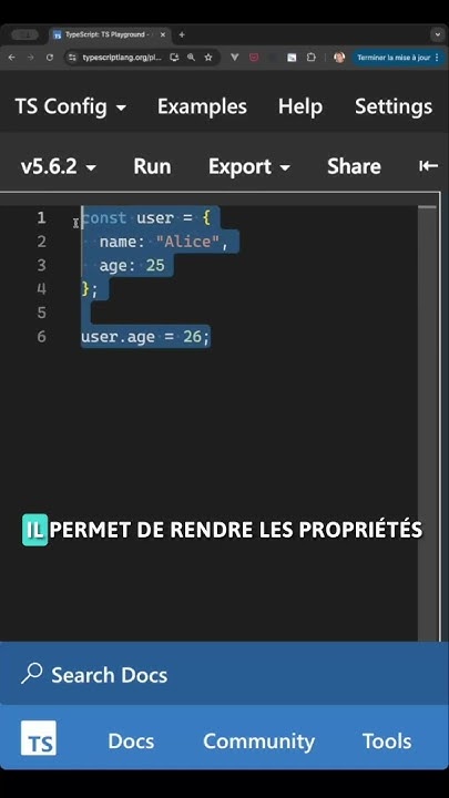Typescript Comprendre Const Vs Readonly En 60 Secondes Typescript Javascript Web Coding 0676