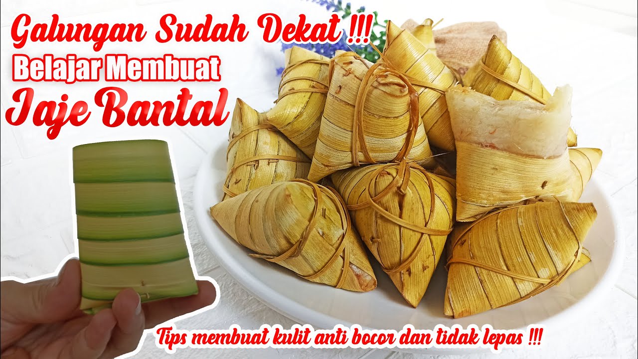 Cara Membuat Jaje Bantal Anti Gagal |Kue Tradisional Khas Bali - YouTube