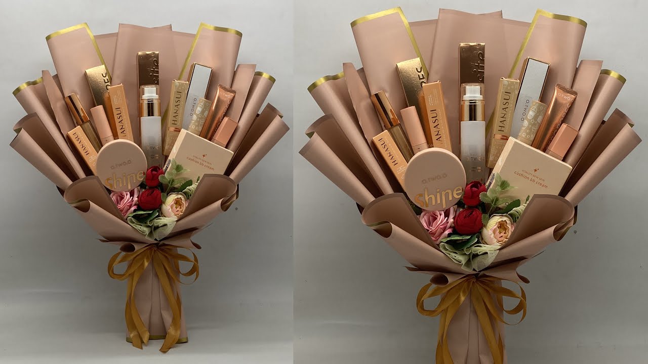 DIY | Cara Membuat Buket Alat Make Up Simple Dan Mudah | Cara Bikin ...