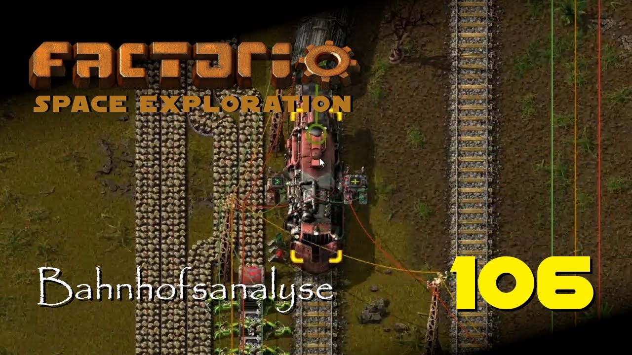 Bahnhofsanalyse. | Factorio Space Exploration Mod | Ep. 106 - YouTube