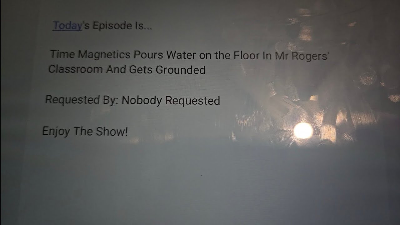 Time Magnetics Pours on the Floor In Mr Rogers' Classroom And Gets ...