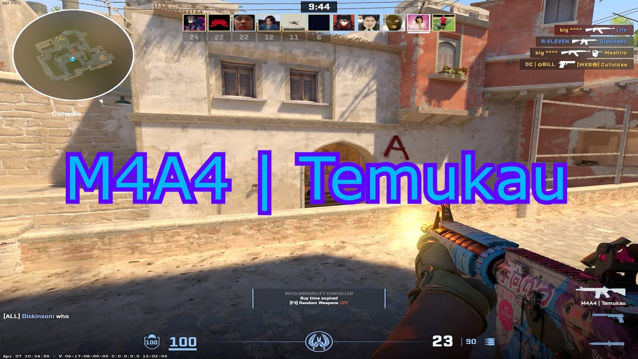 M4A4 | Temukau FT Gameplay - YouTube