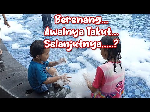 Adik Zianka Belajar Renang