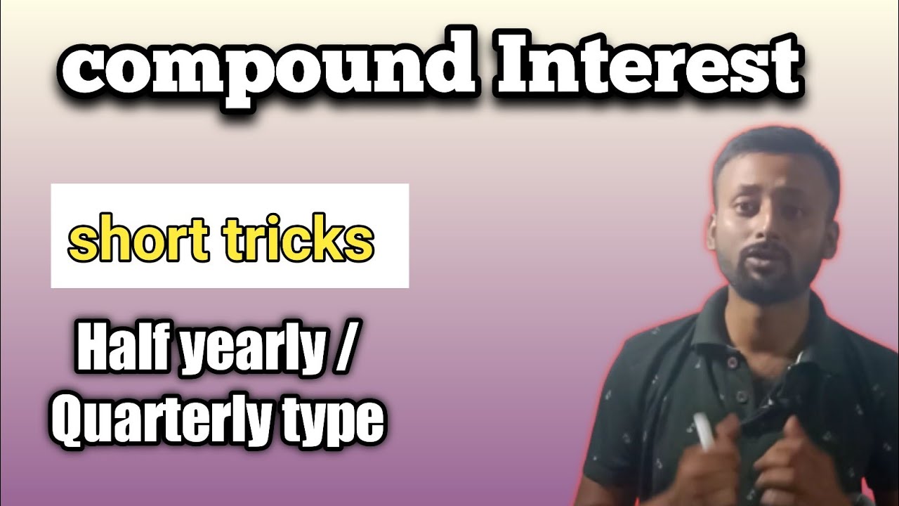 Compound Interest half Yearly quarterly Type Part 5 YouTube compound-interest-half-yearly-quarterly-type-part-5-youtube