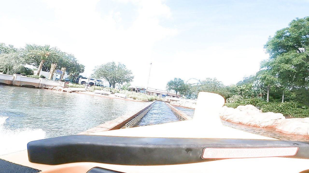 Journey to Atlantis Front Row POV SeaWorld Orlando - YouTube