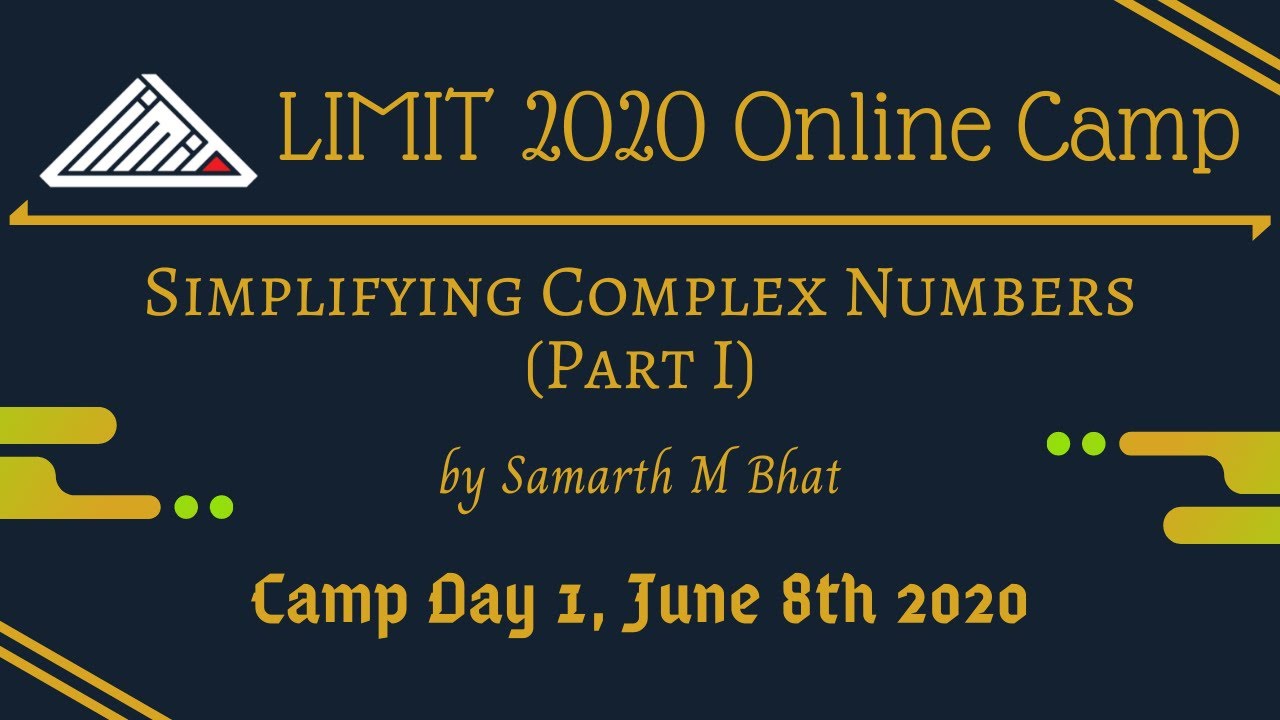 Simplifying Complex Numbers (Part I) - YouTube