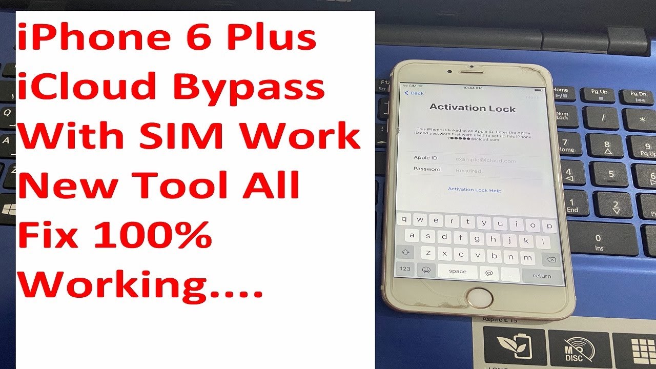 iPhone 6 Plus Activation Lock Bypass With SIM Working NEW Tool Apple ...