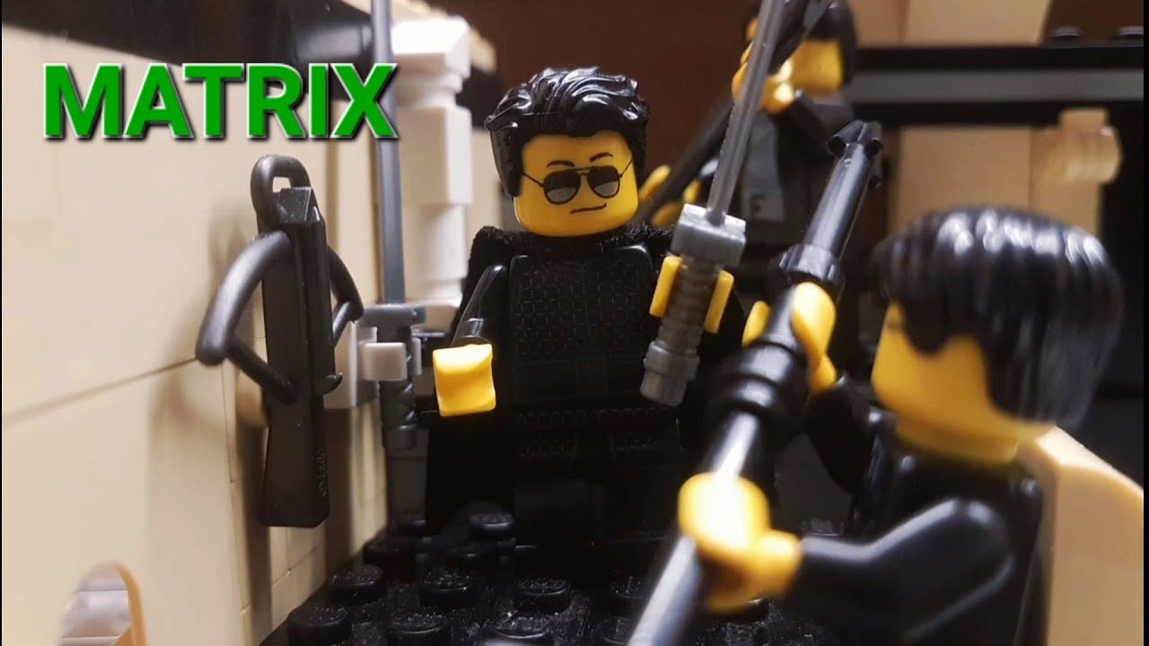 Lego MATRIX Reloaded Fight scene - YouTube