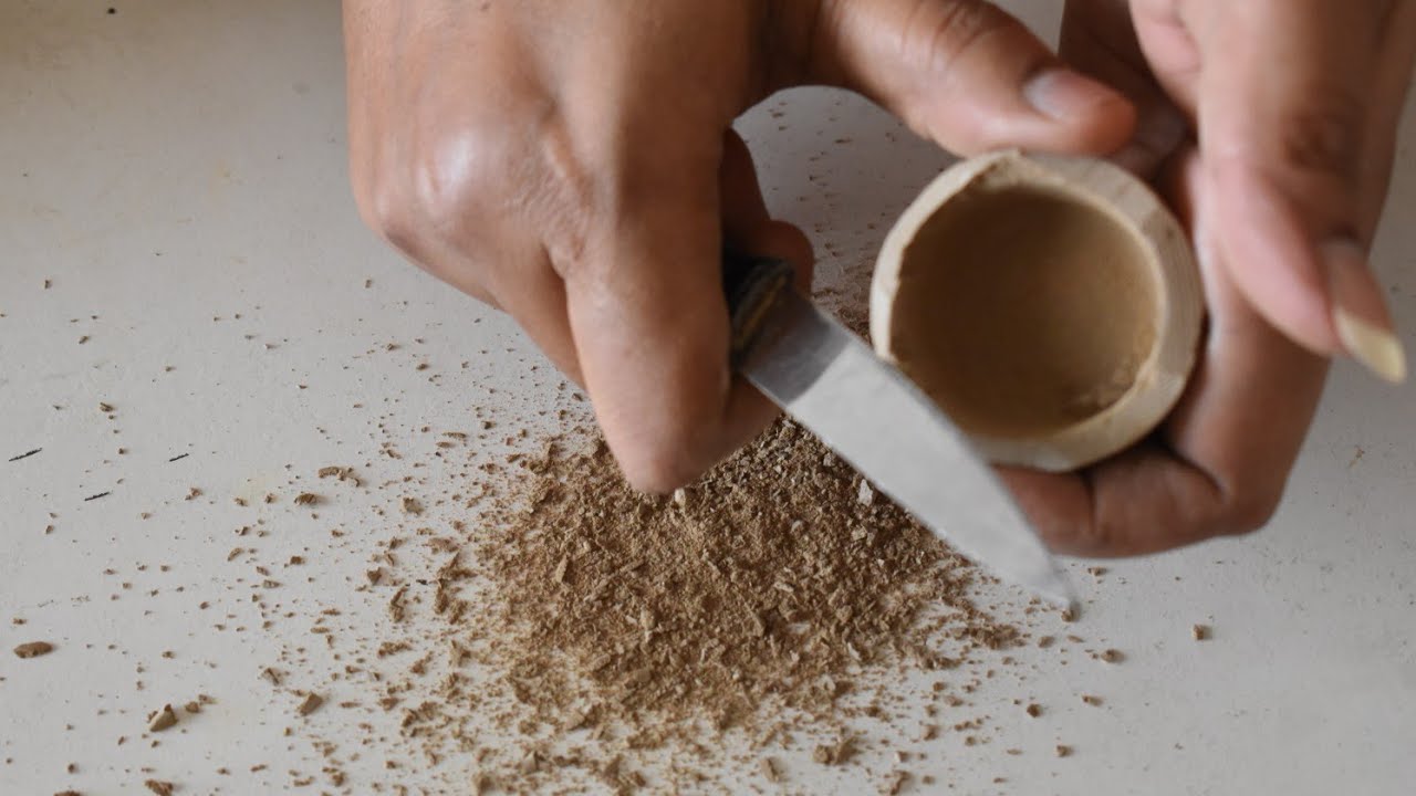 Dry clay pot scraping | ASMR - YouTube